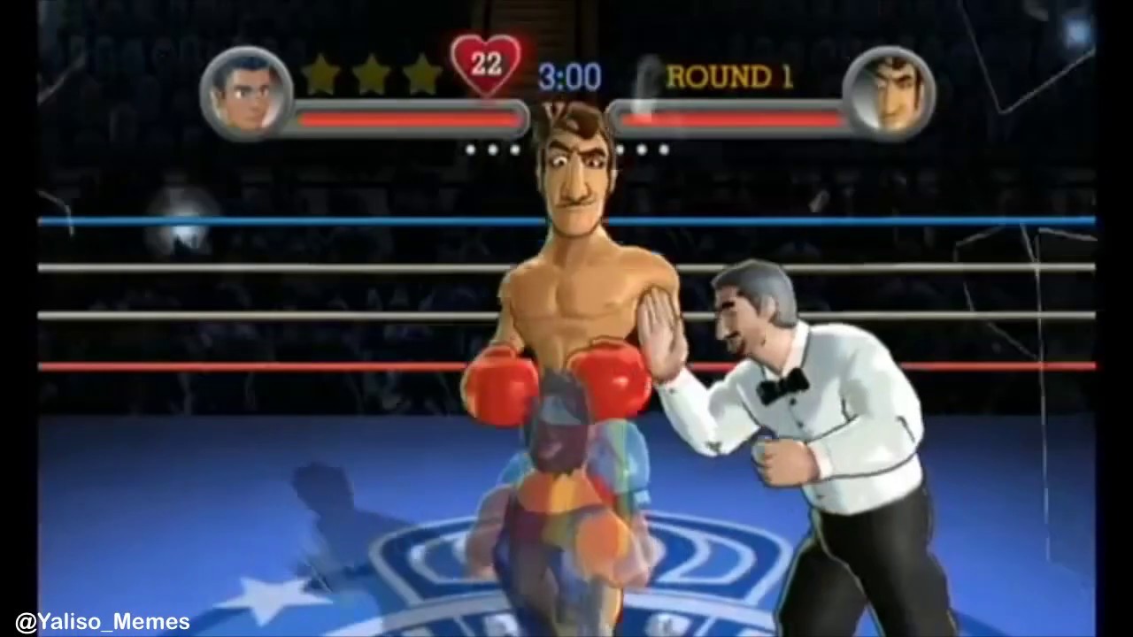 The most intense boxing match (punch out meme) - YouTube