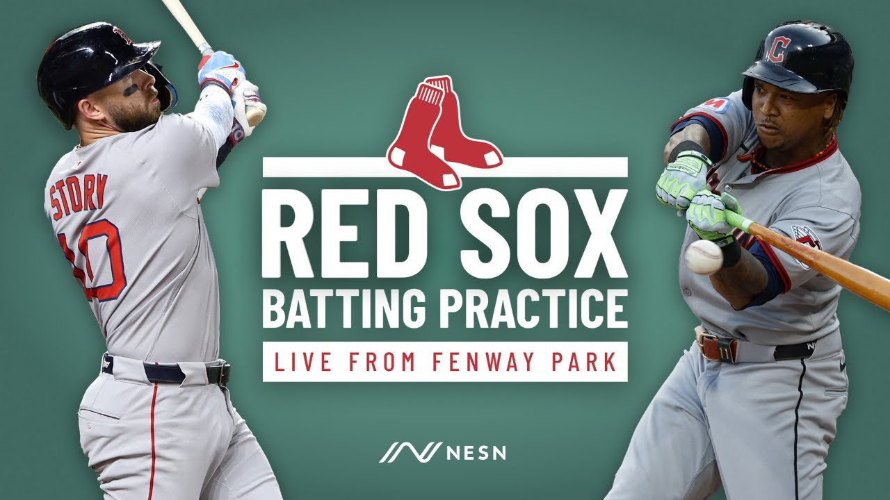 LIVE Red Sox - Guardians Batting Practice From Fenway Park - YouTube