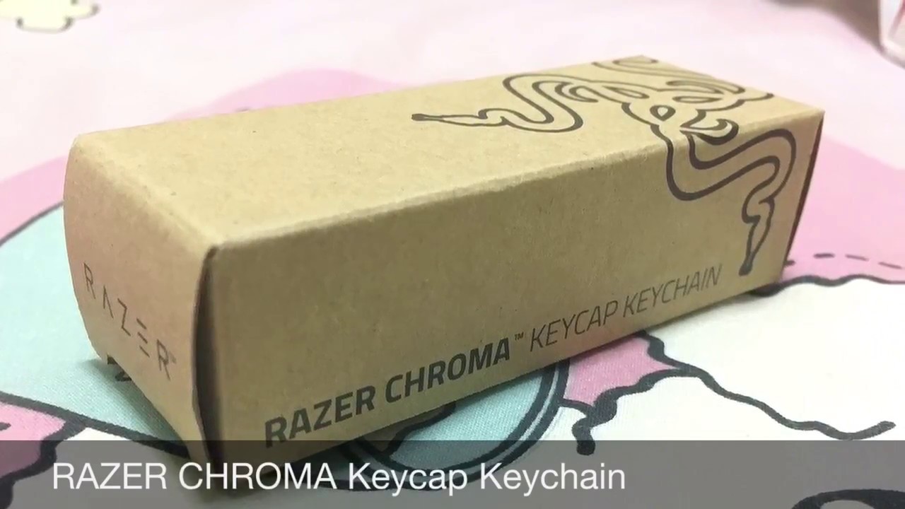แกะกล่อง #1 - RAZER Chroma Keycap Keychain - YouTube