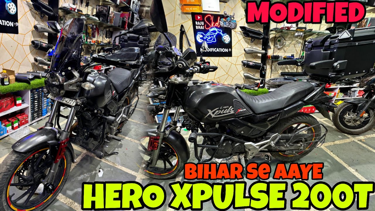 BIHAR se aaye HERO XPULSE 200T Loaded Modification | New TopBox | Hand ...