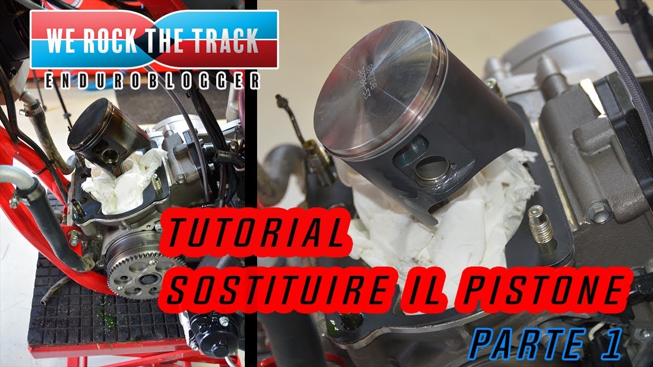 TUTORIAL PISTONE | Vlog Sostituire il pistone su moto 2 tempi - Parte1 ...