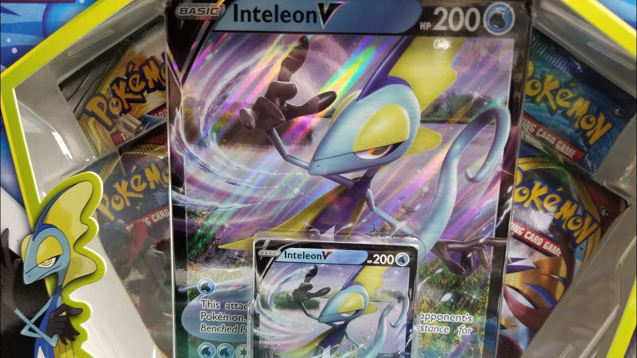 INTELEON V BOX POKÉMON CARDS OPENING - YouTube