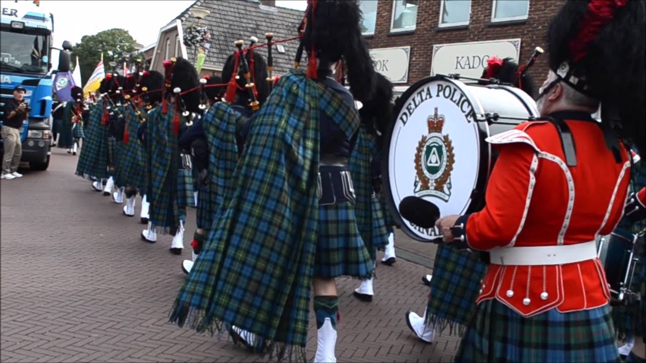 Delta Police Pipe Band @ Markelo (Part 3) - YouTube