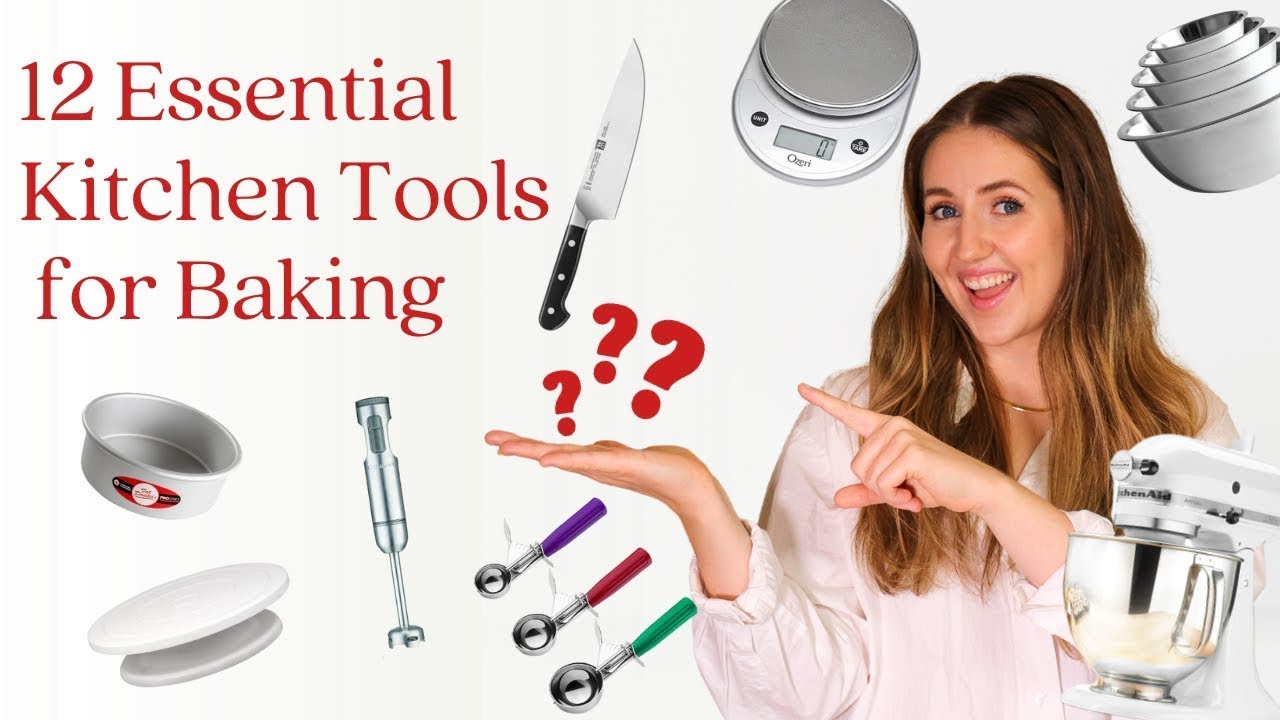 12 Essential Kitchen Tools for Baking (Become a GREAT Baker!) | w/ Amazon links - YouTube