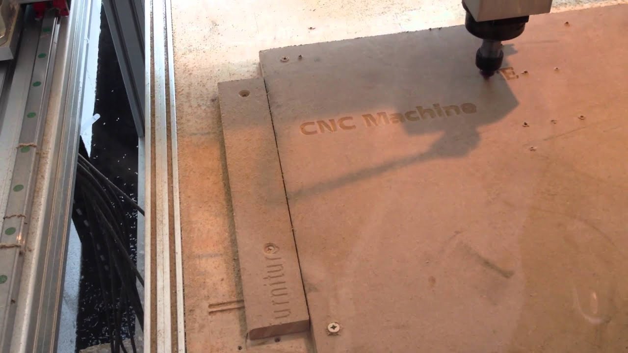 Marchant Dice 8' x 4' Rack and Pinion CNC (Customer Sample - Engraving ...
