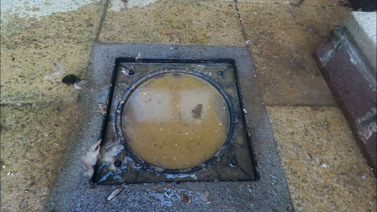 Manhole Unblock! Terrible drainage setup! - YouTube