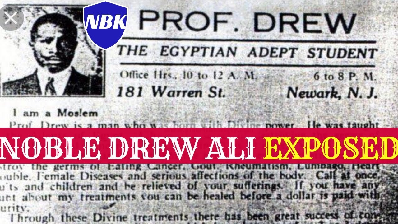 WHO ARE THE MOORS | NOBLE DREW ALI EXPOSED - YouTube