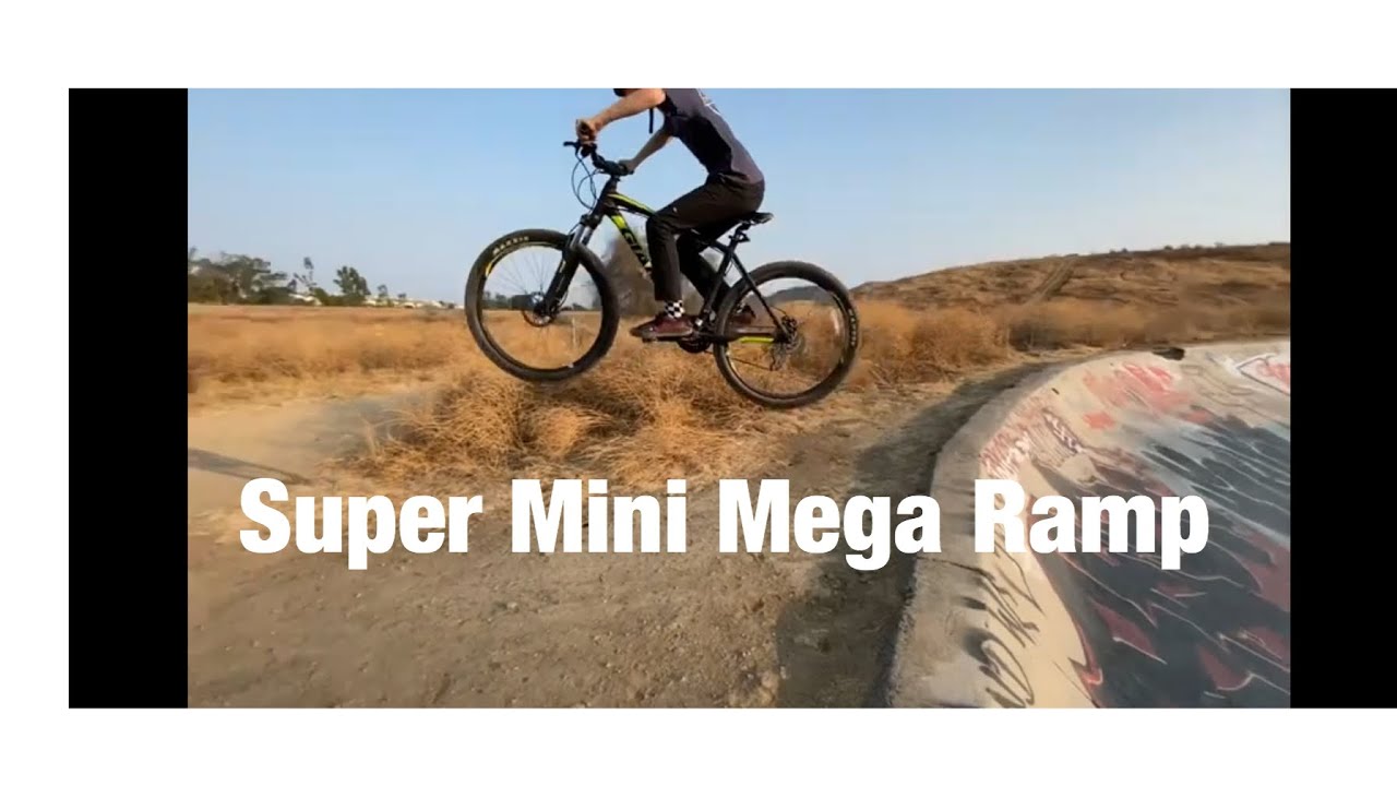 Super Mini Mega Ramp At Secret Skatepark- Vlog 54 - YouTube