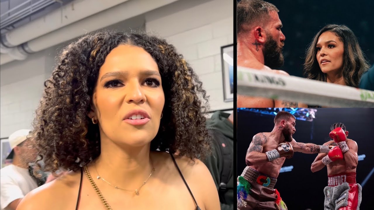 Caleb Plant WIFE Jordan Reacts from the HOSPITAL to David Benavidez vs ...