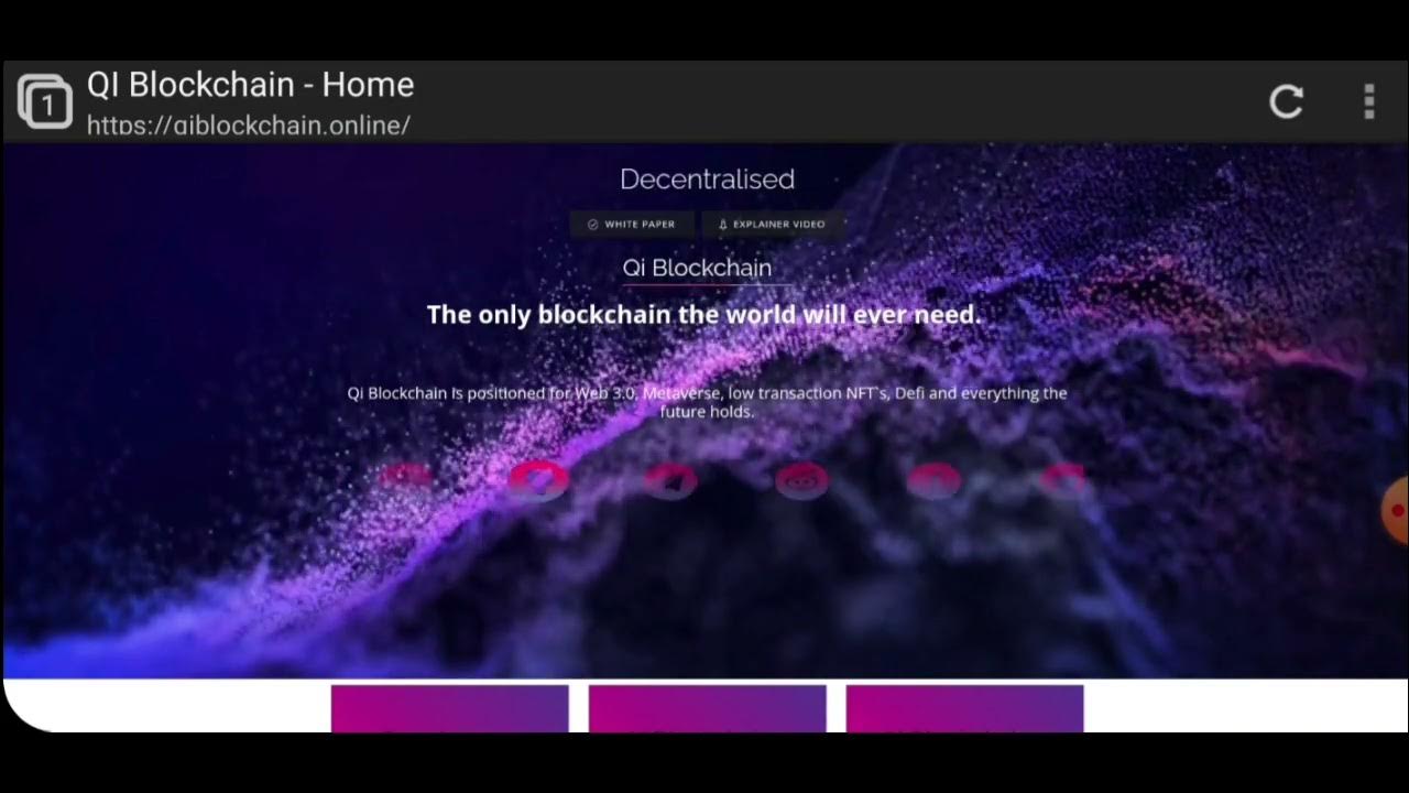QI | Qi Blockchain | Introduced The Qi Blockchain Project - YouTube