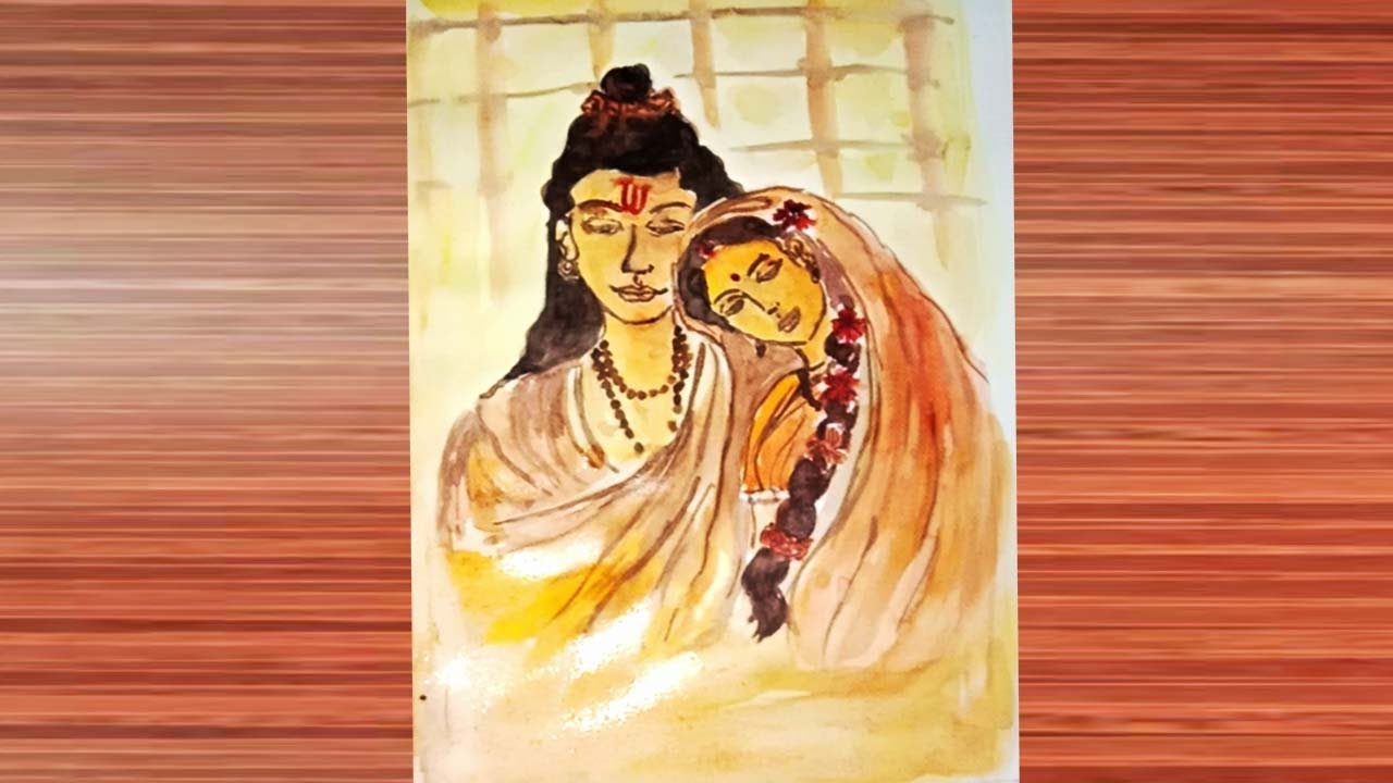 how to draw ram and sita |Easy Lord Shree Rama Drawing for Beginners ...
