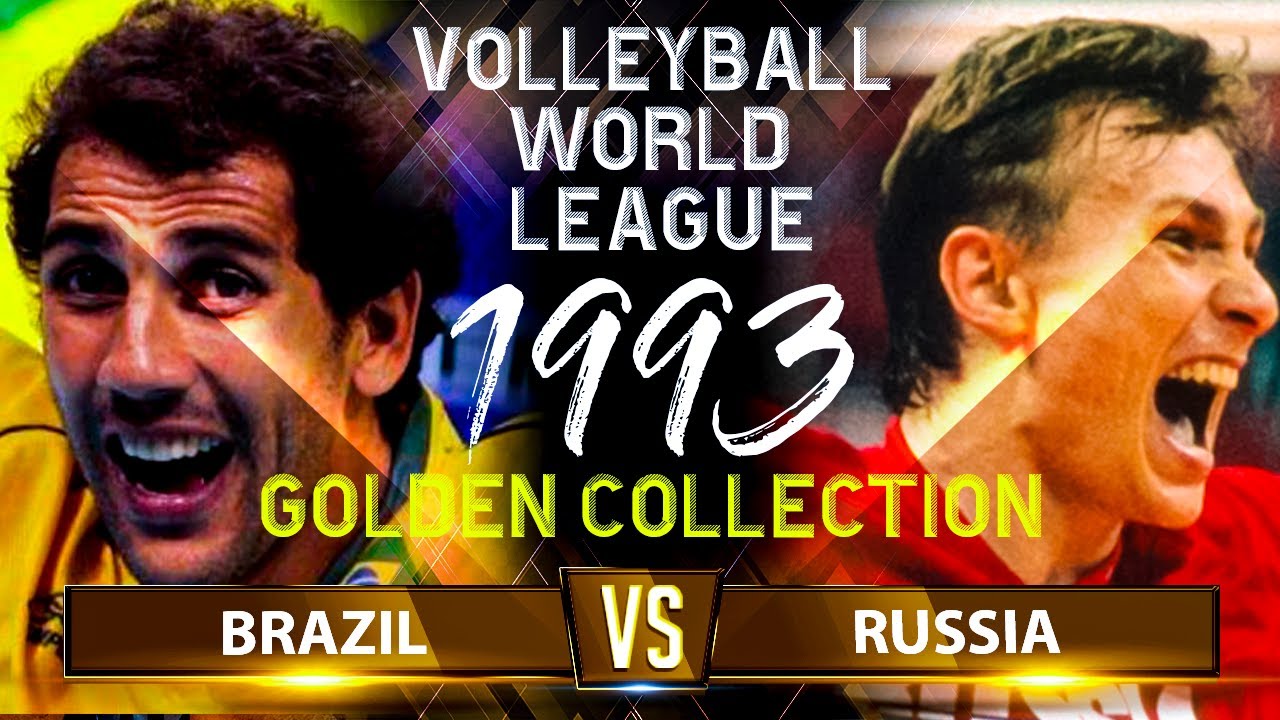 FINAL | Brazil vs Russia | Volleyball World League 1993 | Golden ...