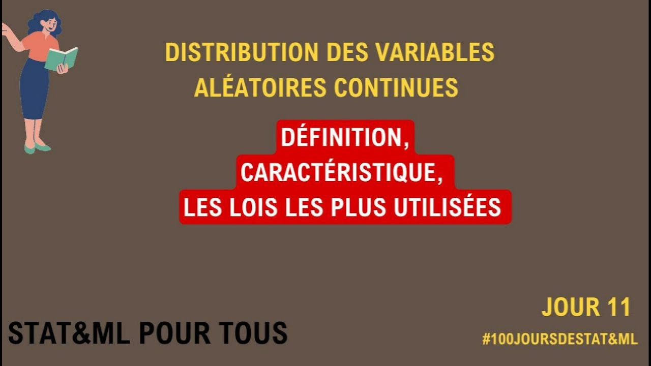 Quelles sont les lois continues les plus utiles en statistique? - YouTube