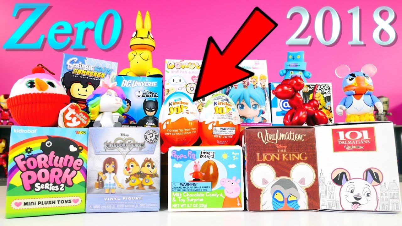 NEW 2018 DCTC ZerO Blind Boxes Opening Kingdom Hearts Lion King Peppa ...