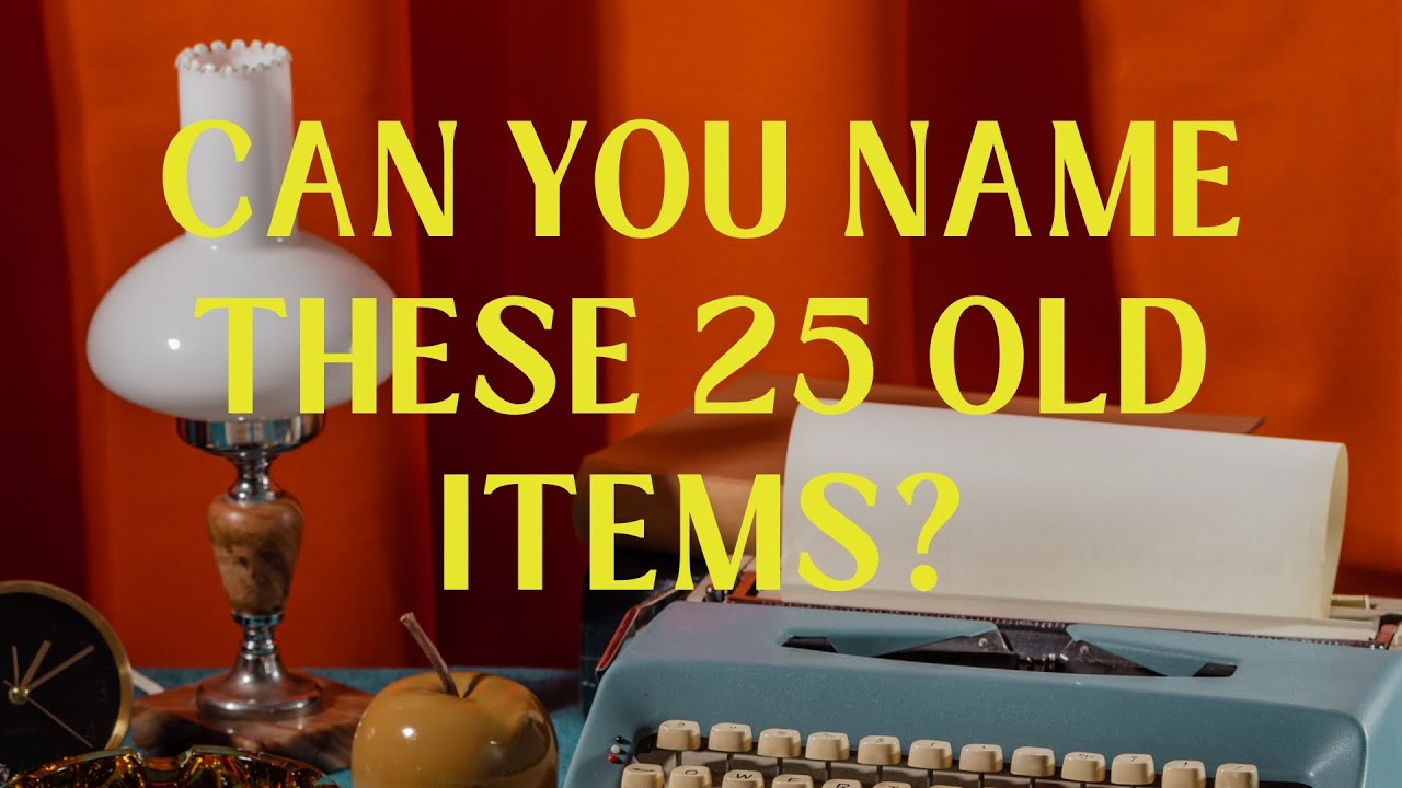 How Well Can You Identify These Classic Finds? | Trivia Quiz | Retro ...