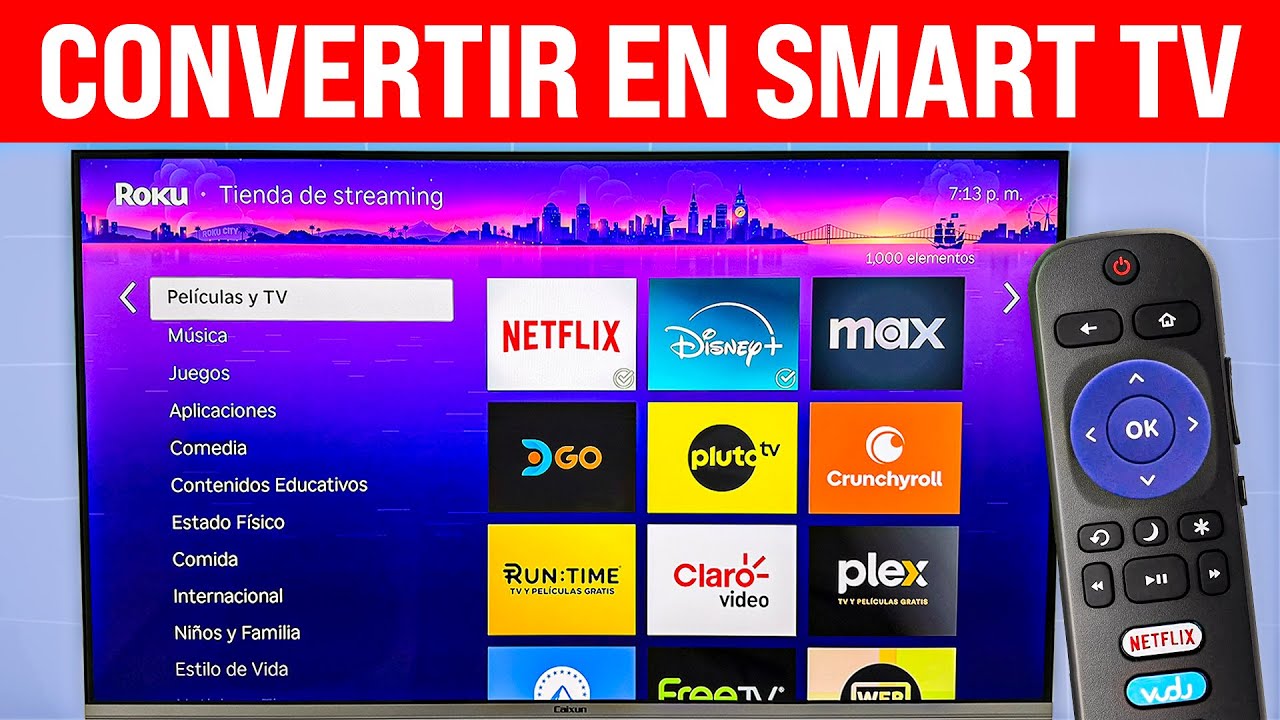 Cómo Convertir tu TV en Smart TV en Minutos! - YouTube