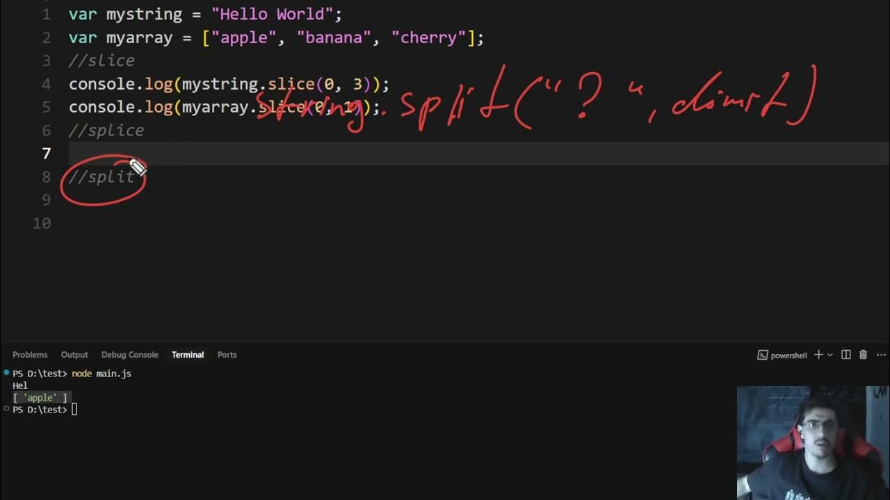 Splice vs Split vs Slice in JS - سه متد پرکاربرد در آرایه و استرینگ ...