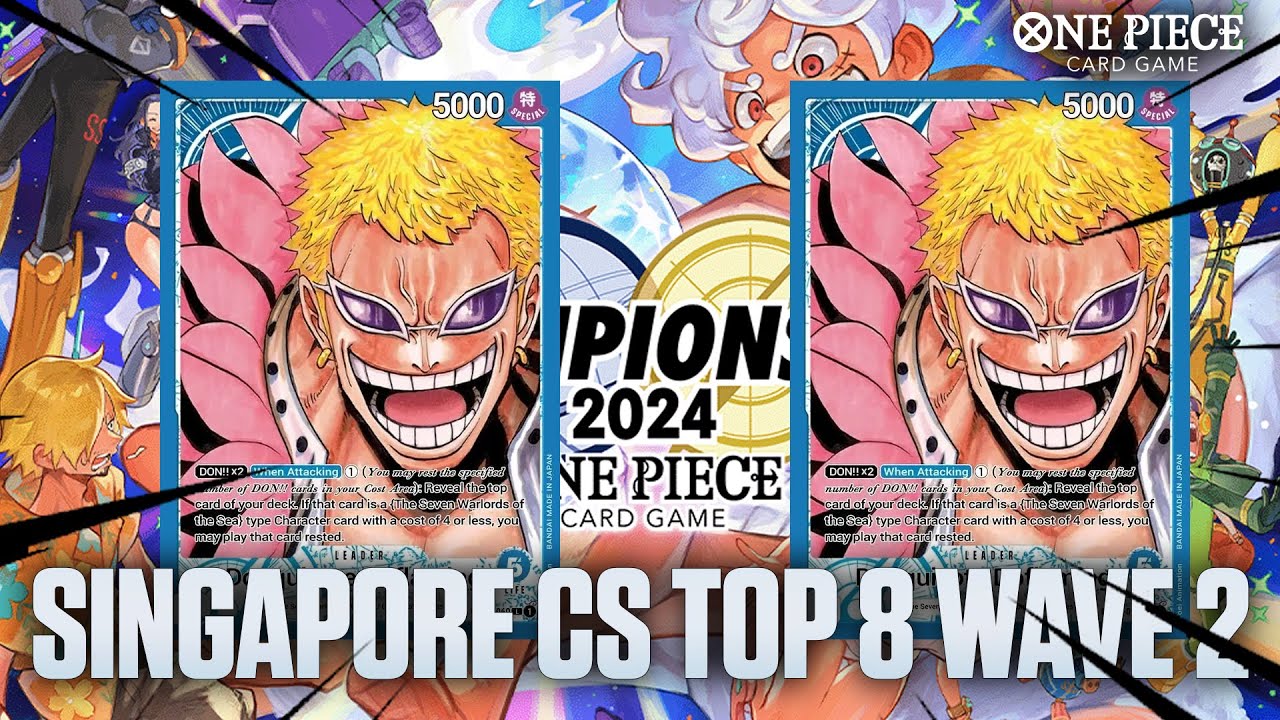 [OP10] Blue Doflamingo vs Blue Doflamingo | One Piece Trading Card Game ...