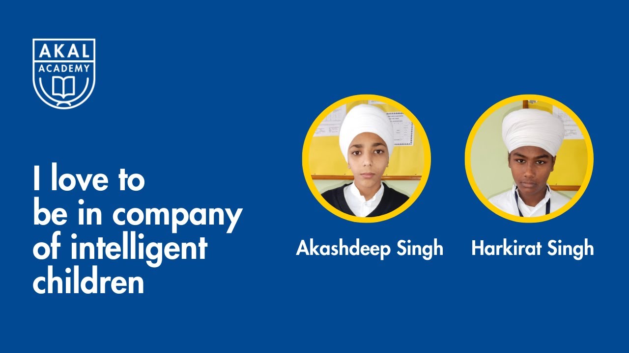 I love to be in company of intelligent children | Akashdeep Singh ...