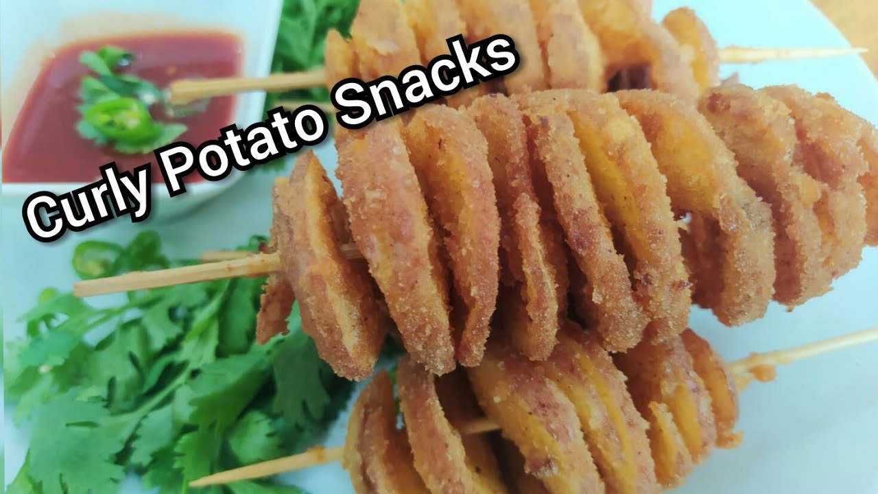 Curly Potato Snacks | Crunchy Chips | Potato Crunchy Instant Hot Wafers ...