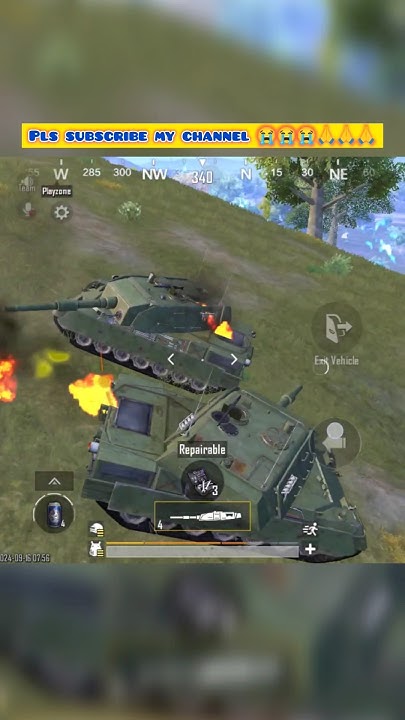 Fight & finish enemy Tank with my Tank 💥💥💥 continue game play 👉👉👉#bgmi #pubgmobile #payload # ...
