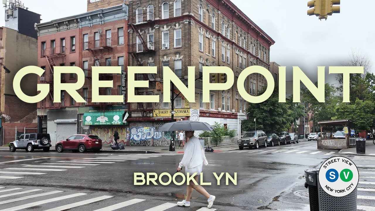 Greenpoint, Brooklyn Rainy Walk | New York City | 4K HD | 2024 - YouTube