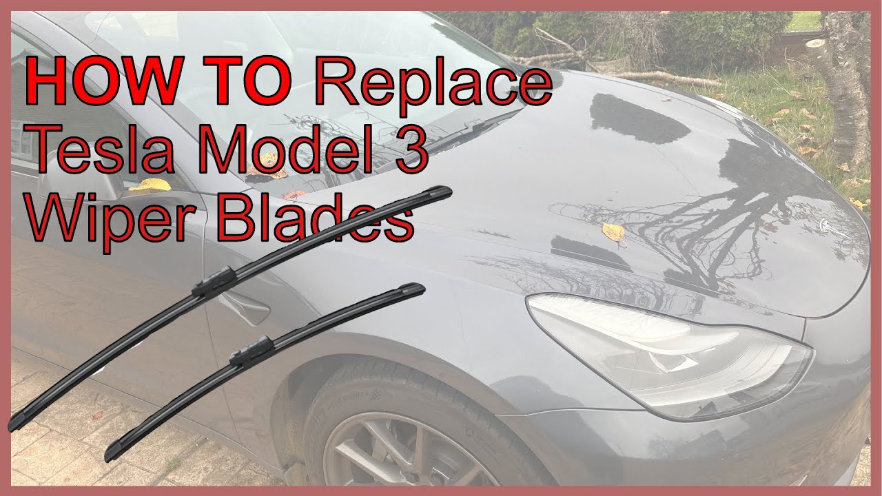 Replacing my Tesla Model 3 Wiper Blades *HOW TO* - YouTube