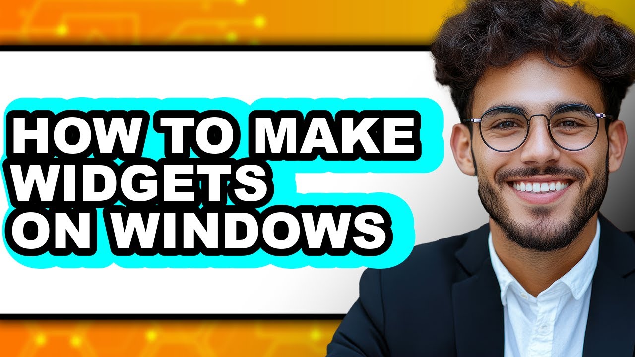 How to Make Widgets on Windows (easy Method) - YouTube