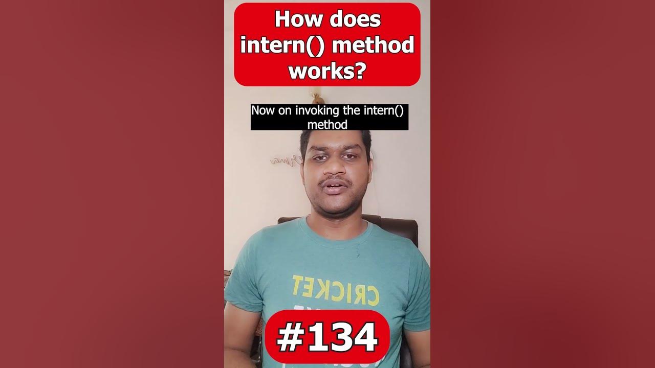 How Does Intern Method Works Java Interview Interviewtips Springboot Youtube