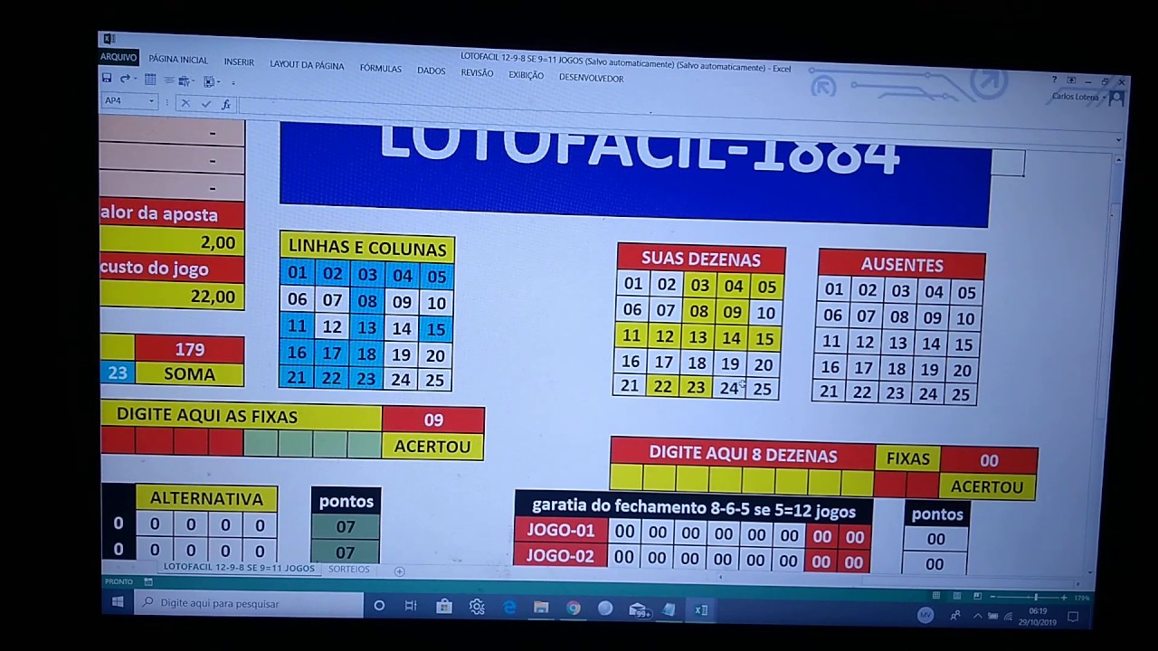 LOTOFÁCIL 1884 Complete Mais 9 Dezenas E Jogue - YouTube