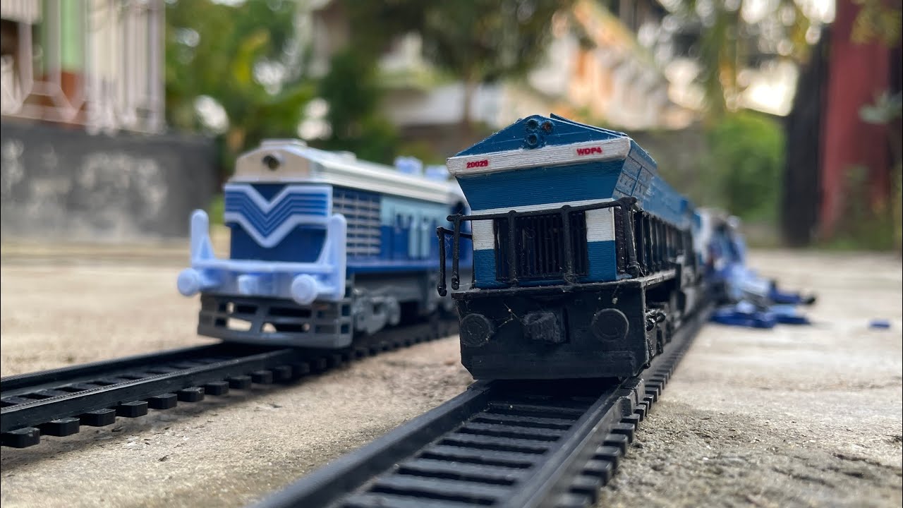WDP4 Locomotive & Shortest Passenger Train Set - YouTube