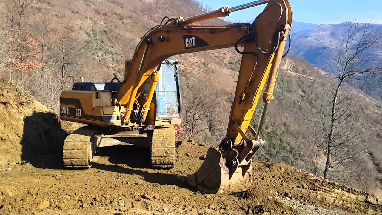 CAT 318BL TEMİZLER HAFRİYAT SAMSUN/AYVACIK - YouTube