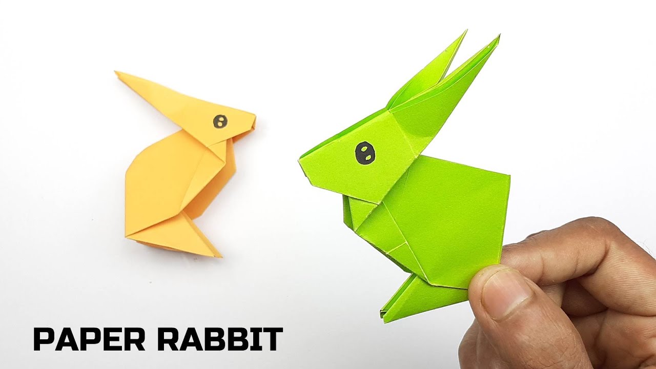 How to Make Paper Rabbit Without Glue | Origami Rabbit | Origami Bunny ...
