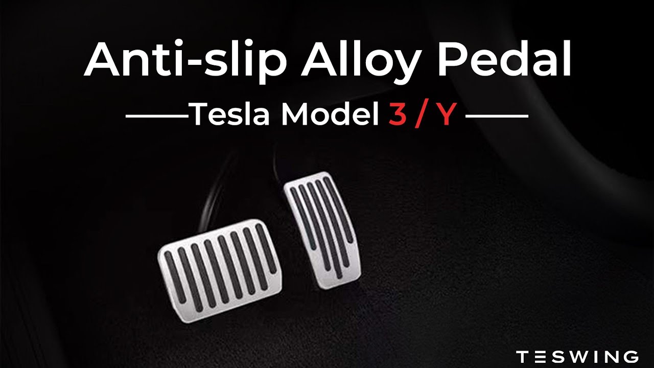 How to Quickly Install Tesla Pedals Alloy for Model 3/Y - Teswing - YouTube