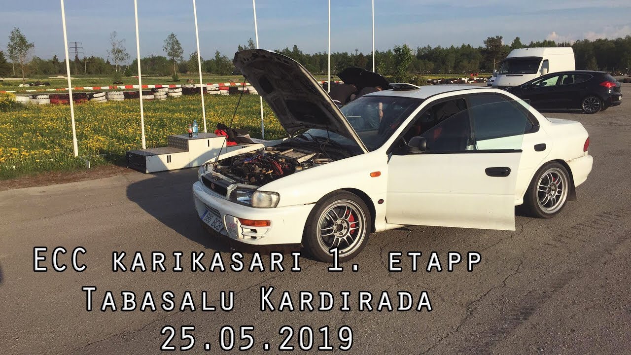 Subaru Impreza WRX STI Type RA V3 on Tabasalu go-cart circuit - YouTube