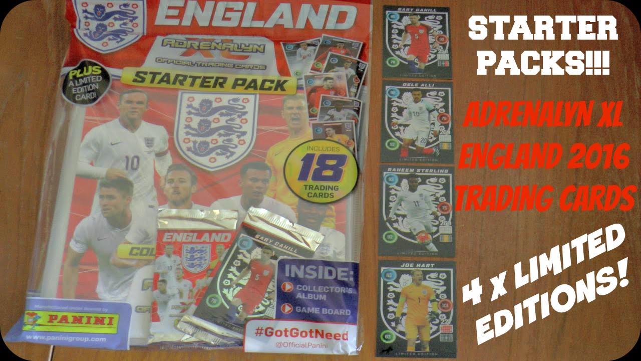 NEW! 4x LIMITED EDITIONS | DIFFERENT STARTER PACKS | Panini ADRENALYN ...