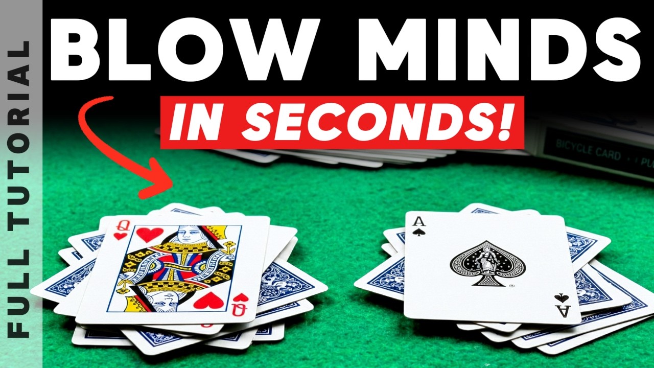 Super EASY Self-Working Card Trick That Looks Like Pure Skill ...