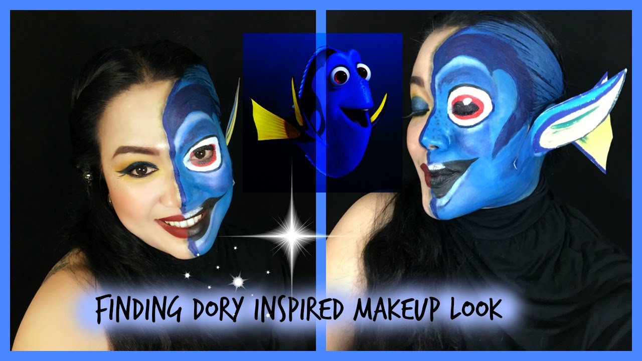 FINDING DORY INSPIRED MAKEUP TUTORIAL || Candy's Rouge - YouTube
