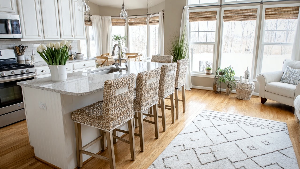 Natural Modern Farmhouse After Christmas Winter Decor Ideas for January ...