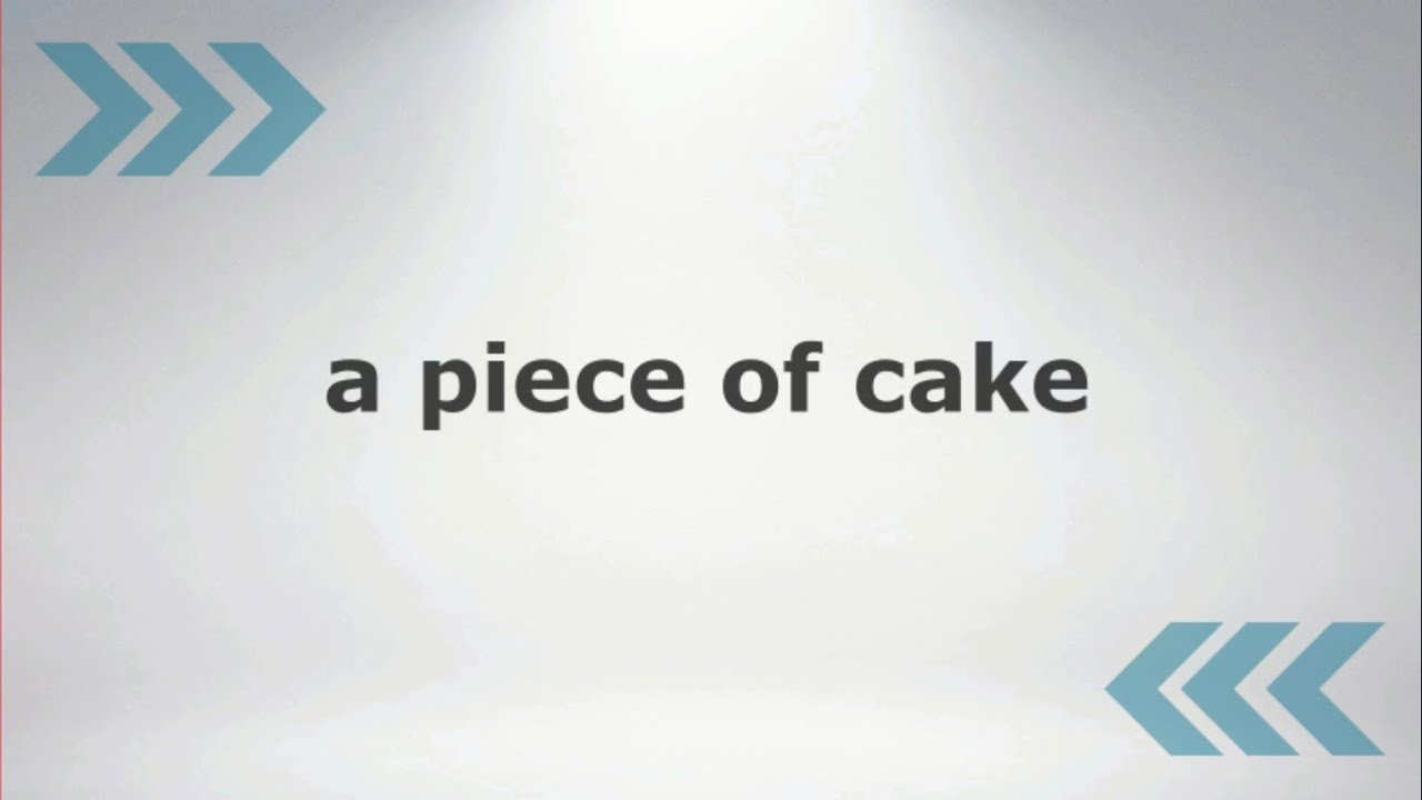 English vocabulary || idioms || a piece of cake - YouTube