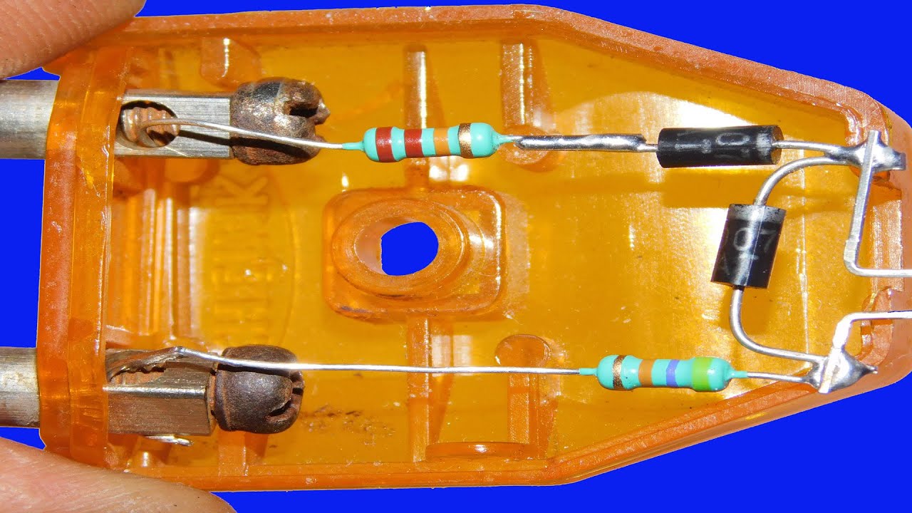 Simple Electric Project Using Resistor and Diodes - YouTube