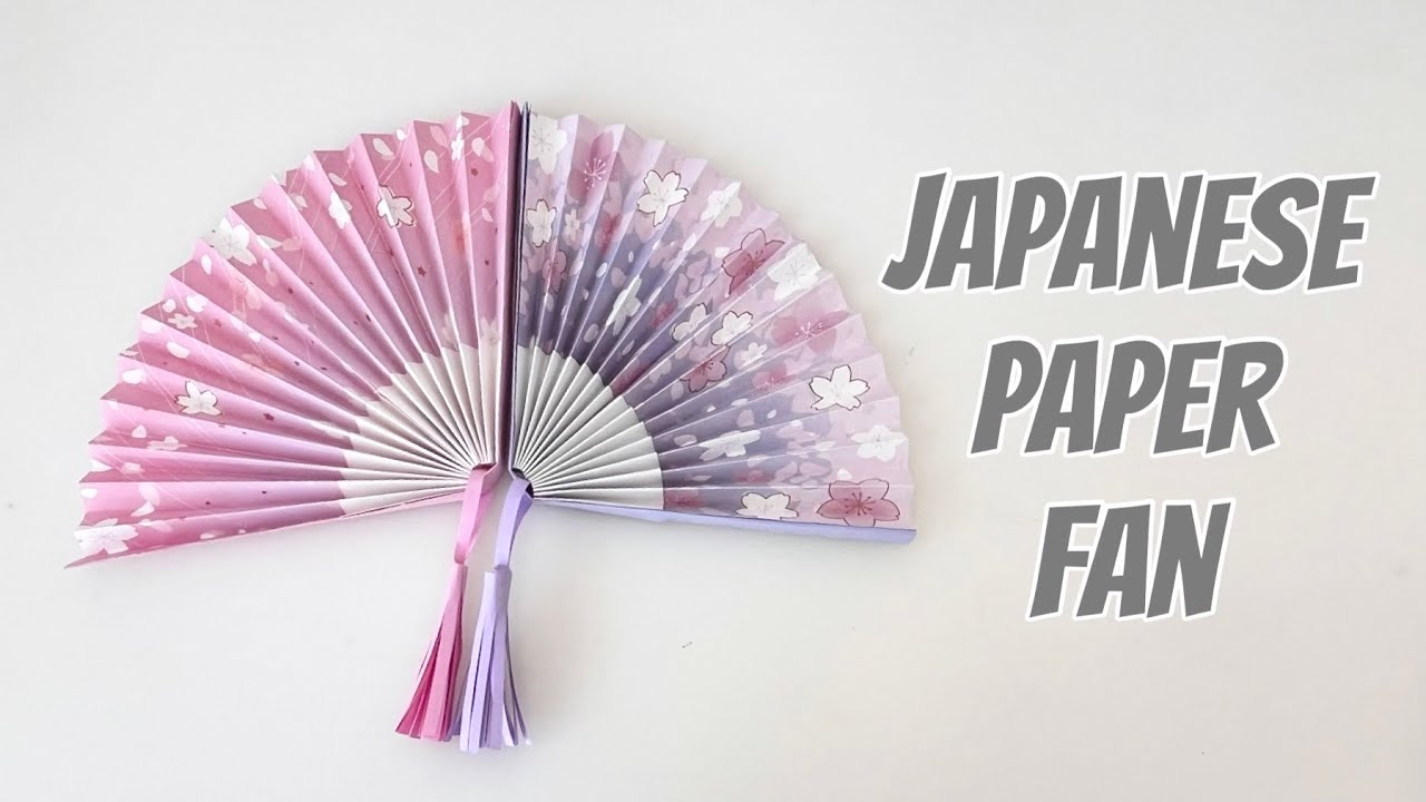 Japanese Paper Fan Template