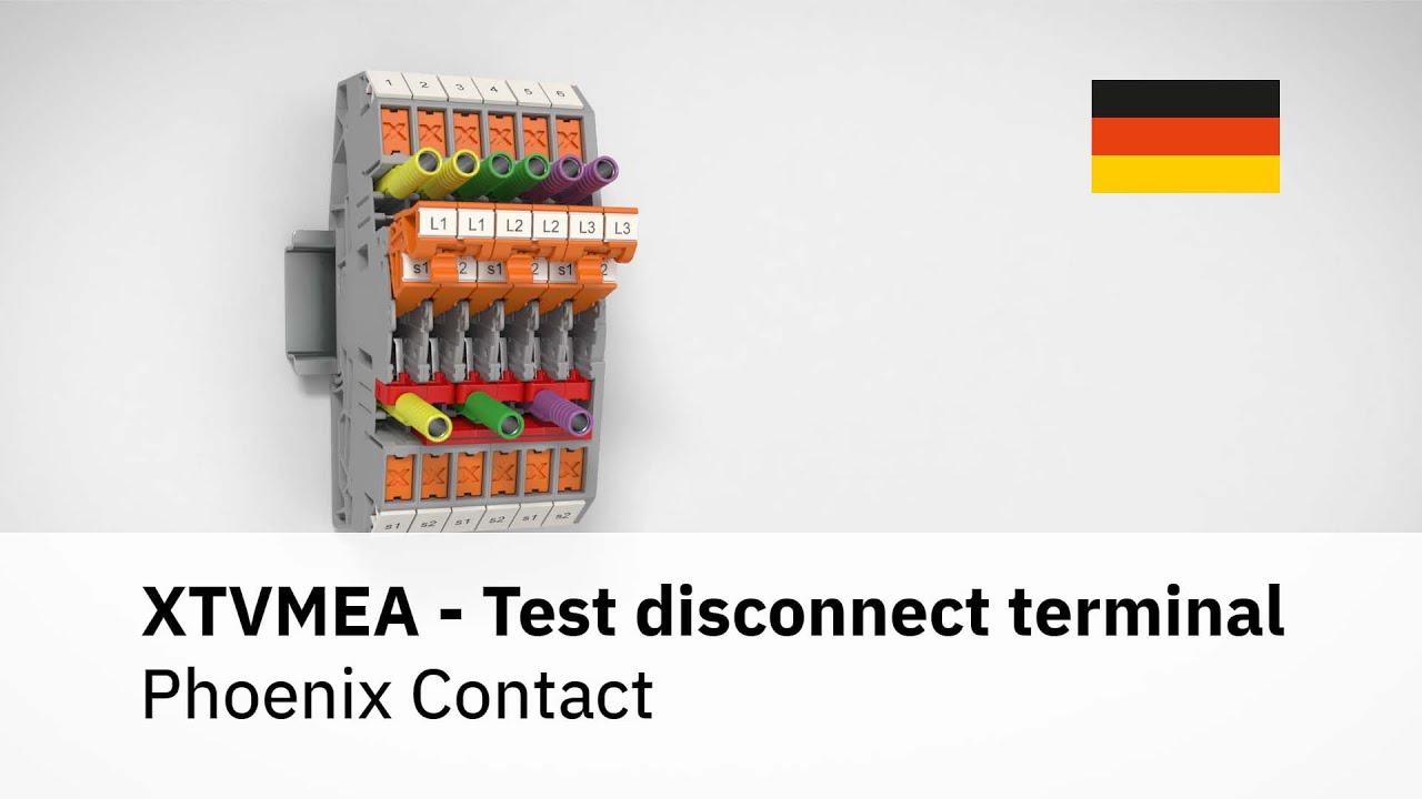 Test disconnect terminal blocks with Push-X technology - YouTube