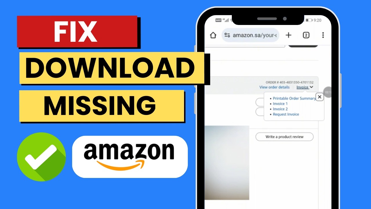 Fix "Download Invoice" Option Missing | Download Order Invoice From ...