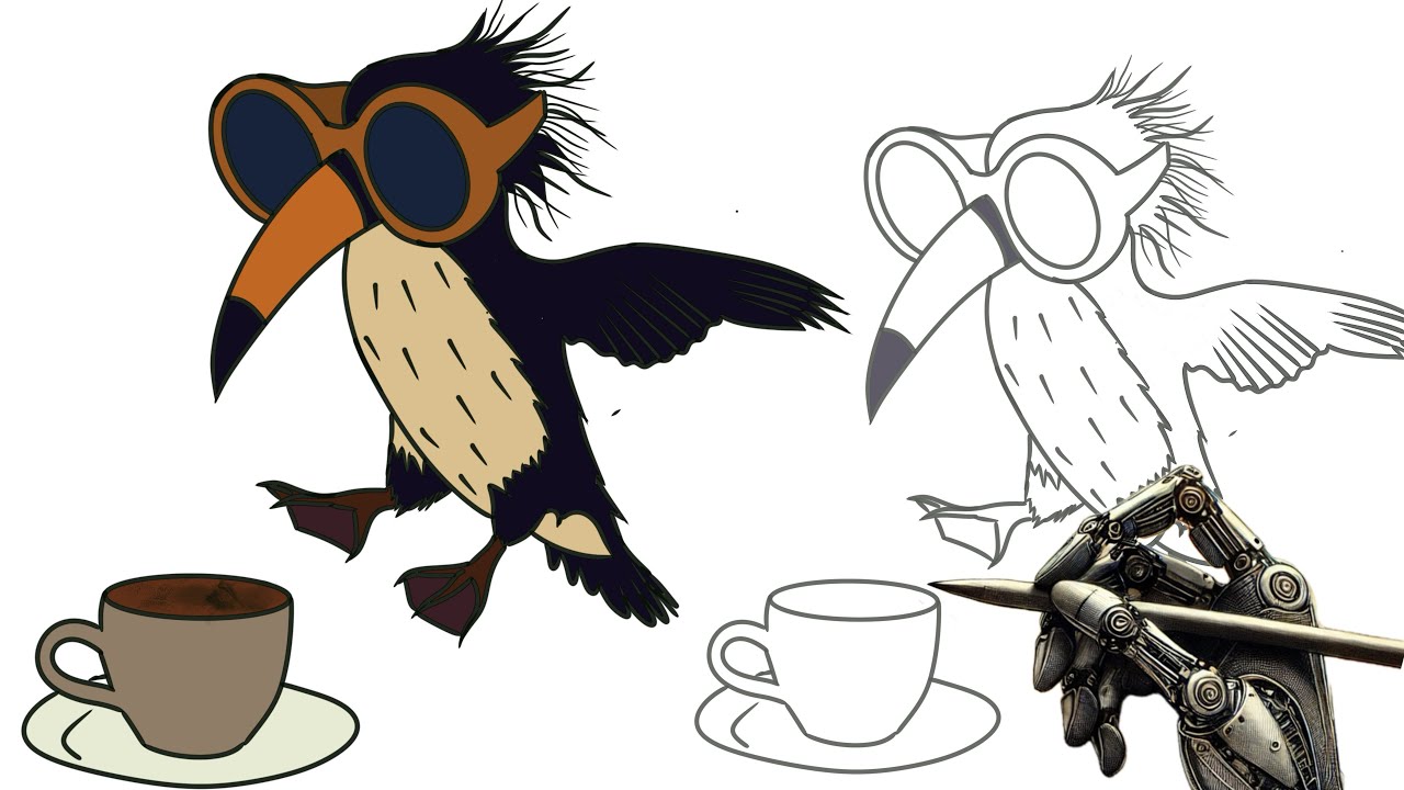 Cómo dibujar a FLULLI FULLA ☕🐧// how to draw ITALIAN BRAINROT ANIMALS ...