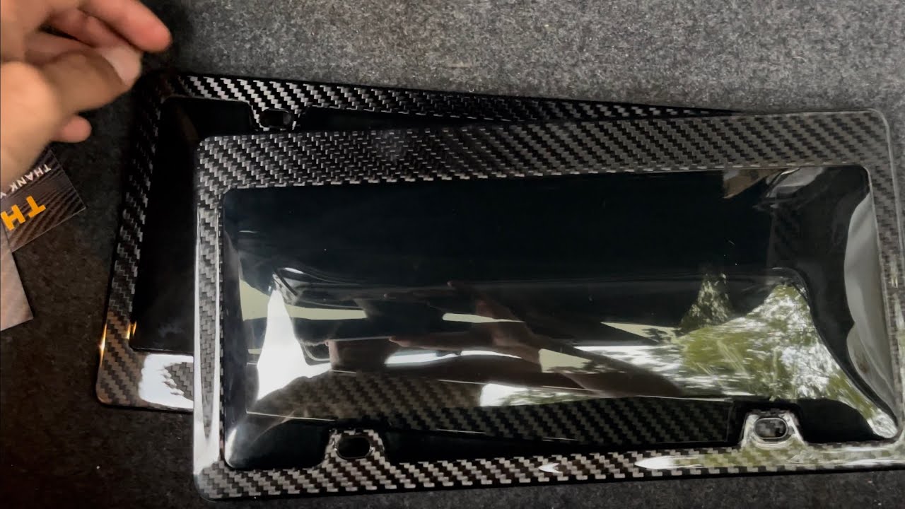 Tuned 2015 Ford Taurus Limited Carbon Fiber Gear License Plate Cover ...