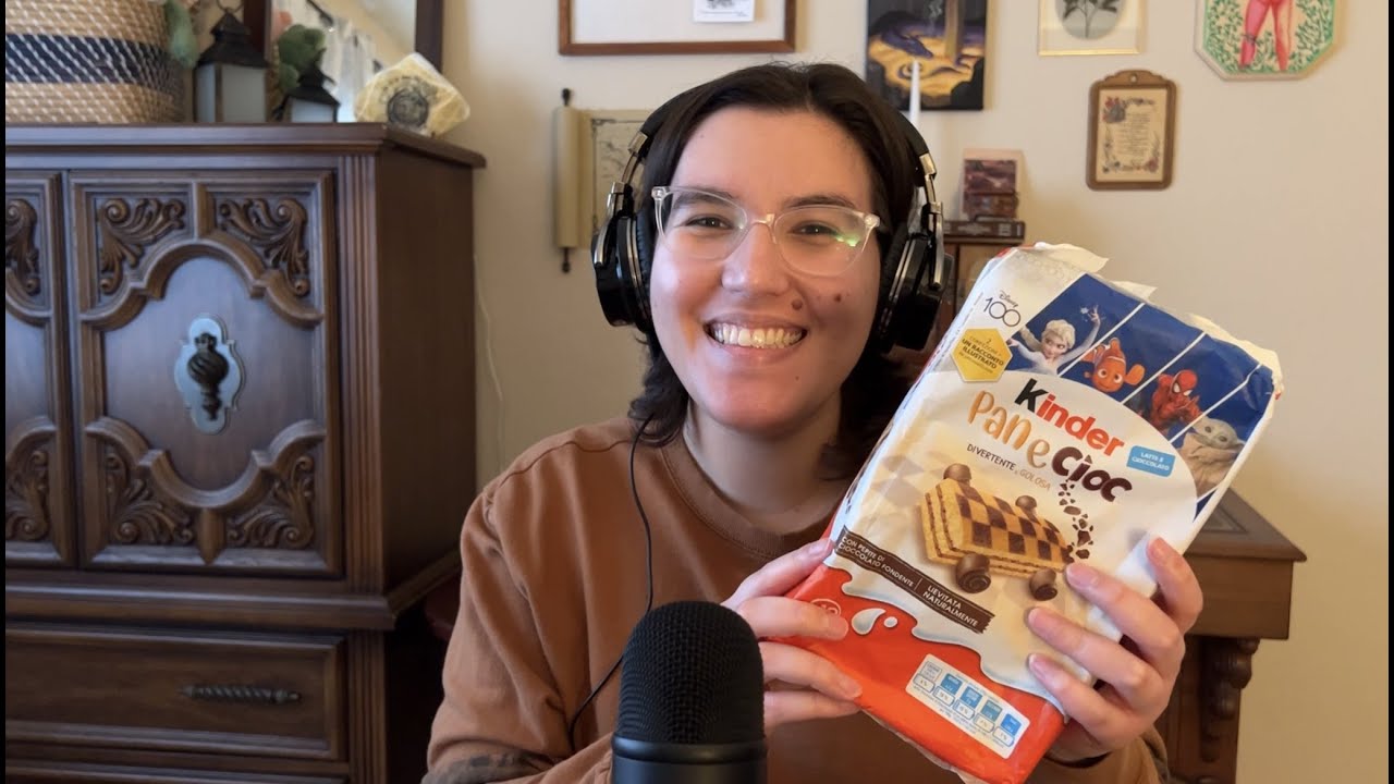 ASMR Eating Italian Sweets | Chewing | Tapping | Whisper - YouTube