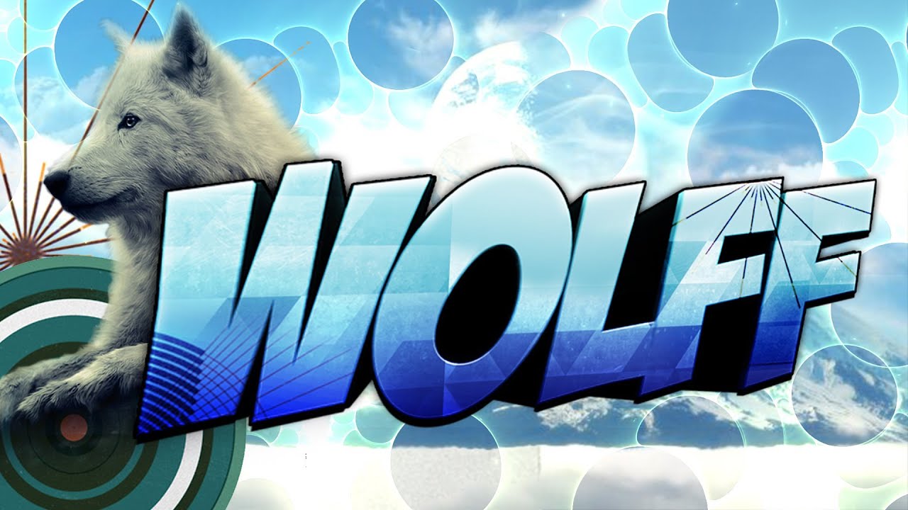 Speed Art : #16 || Banner WOLFF - YouTube