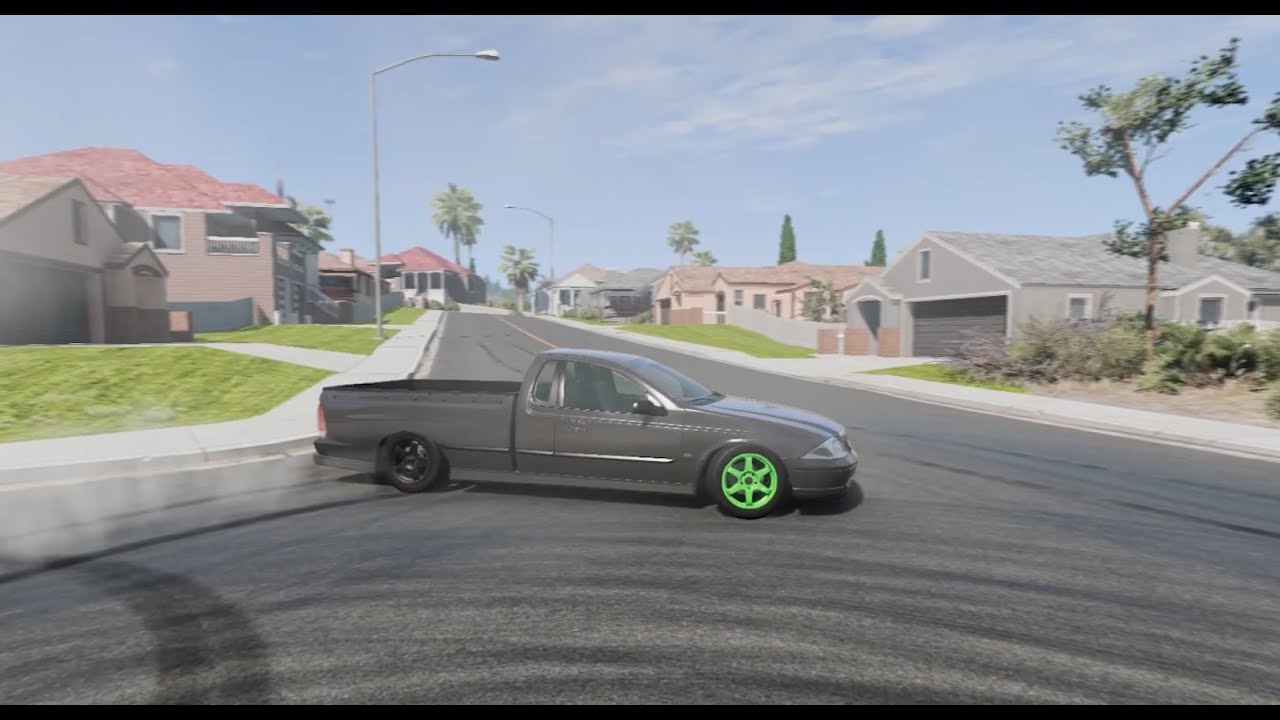 AU FALCON UTE SKID - YouTube