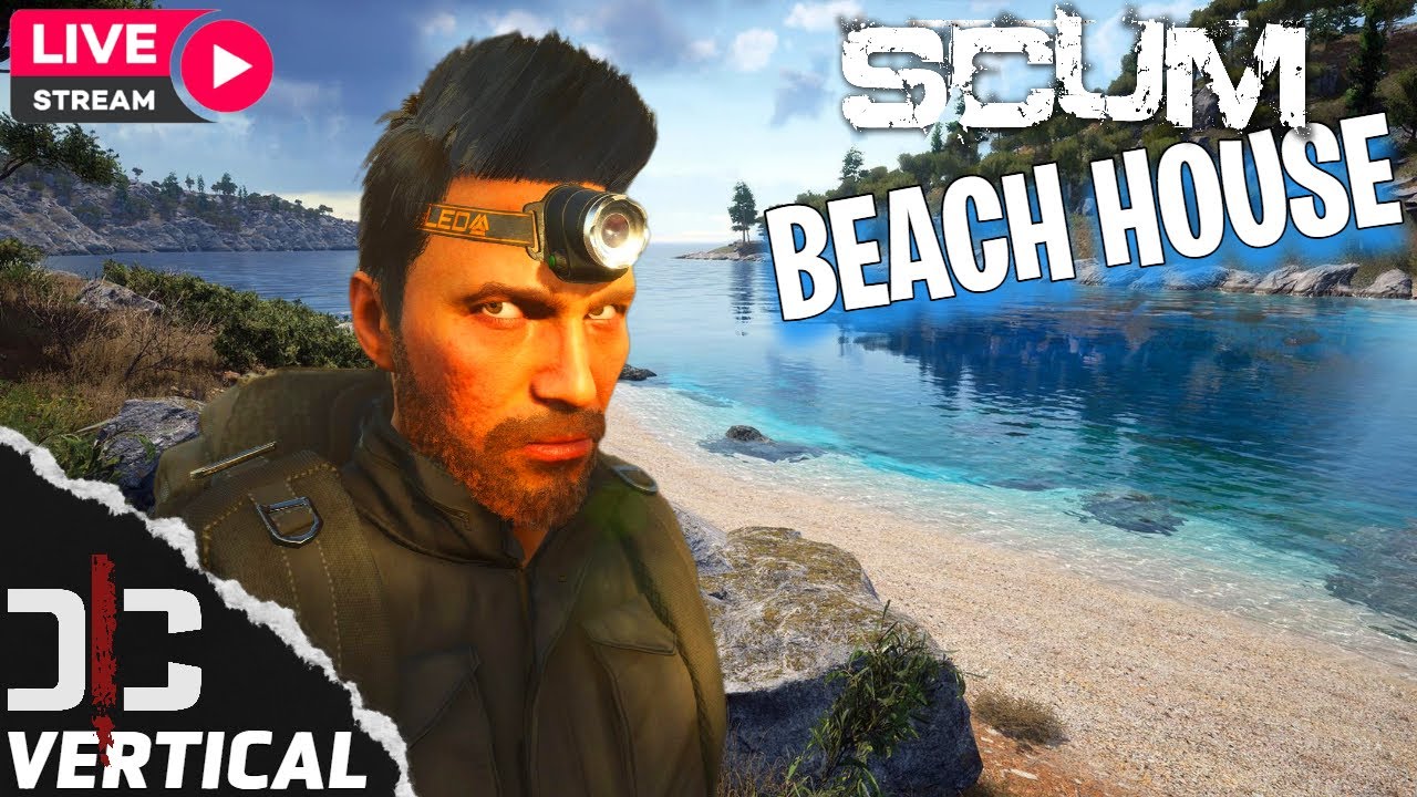 Building a Beach Boat House in Scum! - YouTube